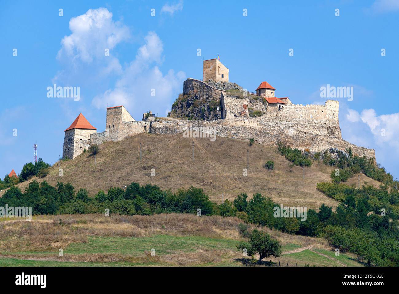 Rupea Fortress (Cetatea Rupea) in Romania Stock Photo - Alamy