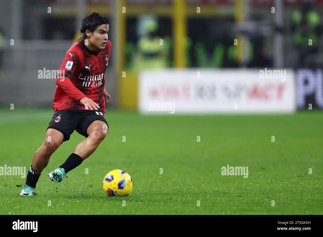 Milano, Italy. 04th Nov, 2023. Luka Romero of Ac Milan in action during ...