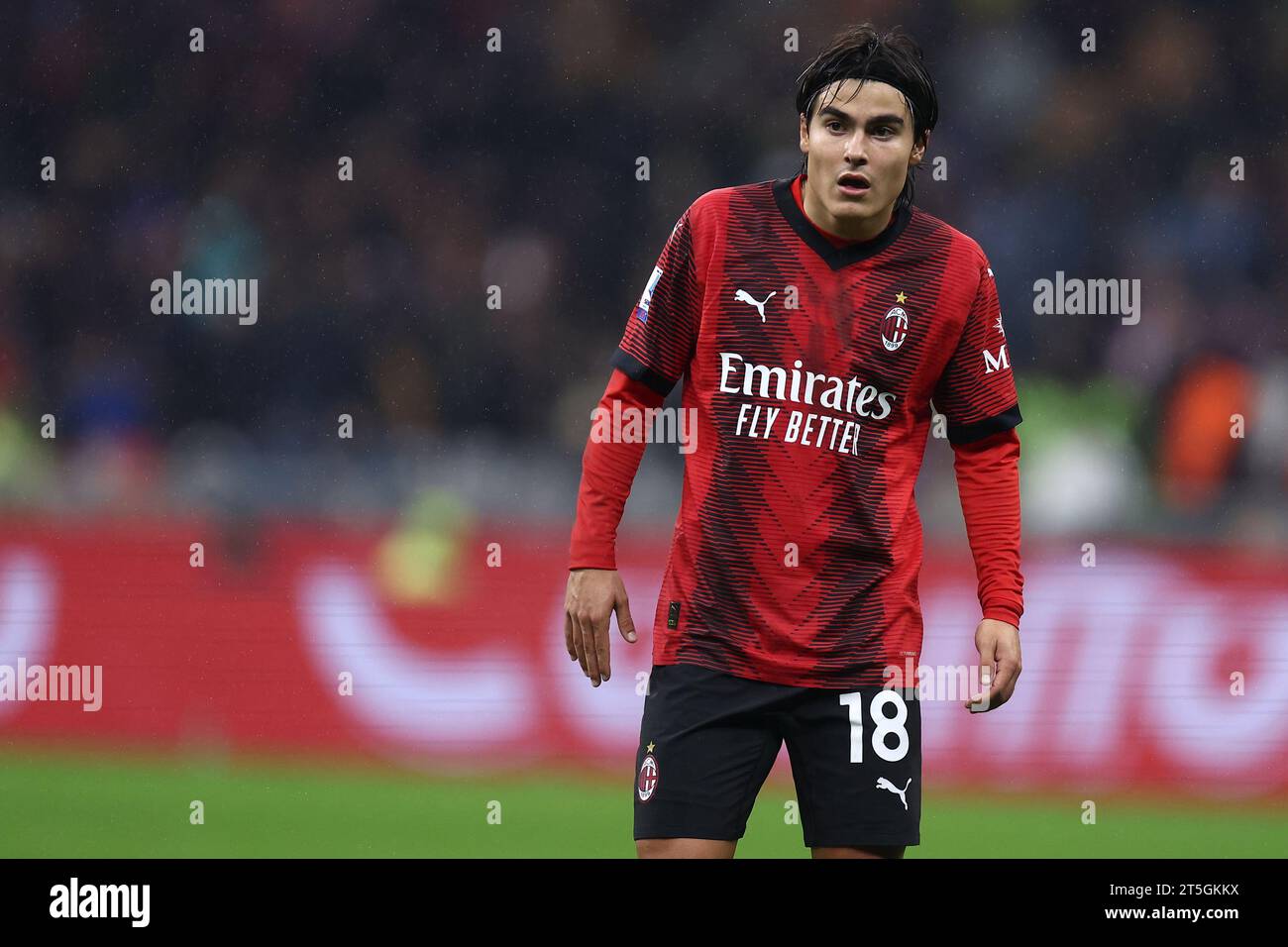 Milano, Italy. 04th Nov, 2023. Luka Romero of Ac Milan looks on during ...