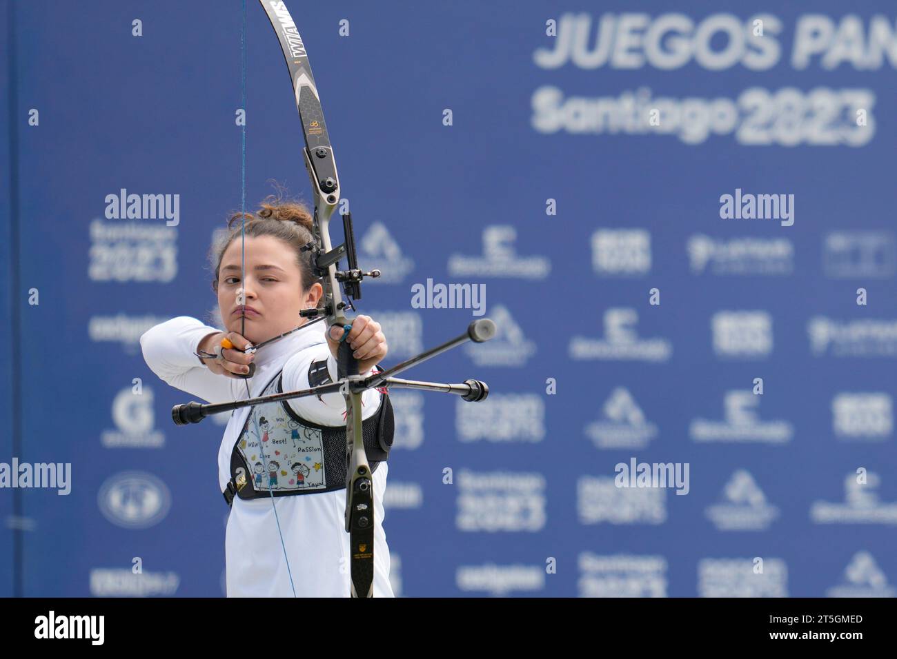 Brazil's Ana Machado competes in women's individual recurve archery ...
