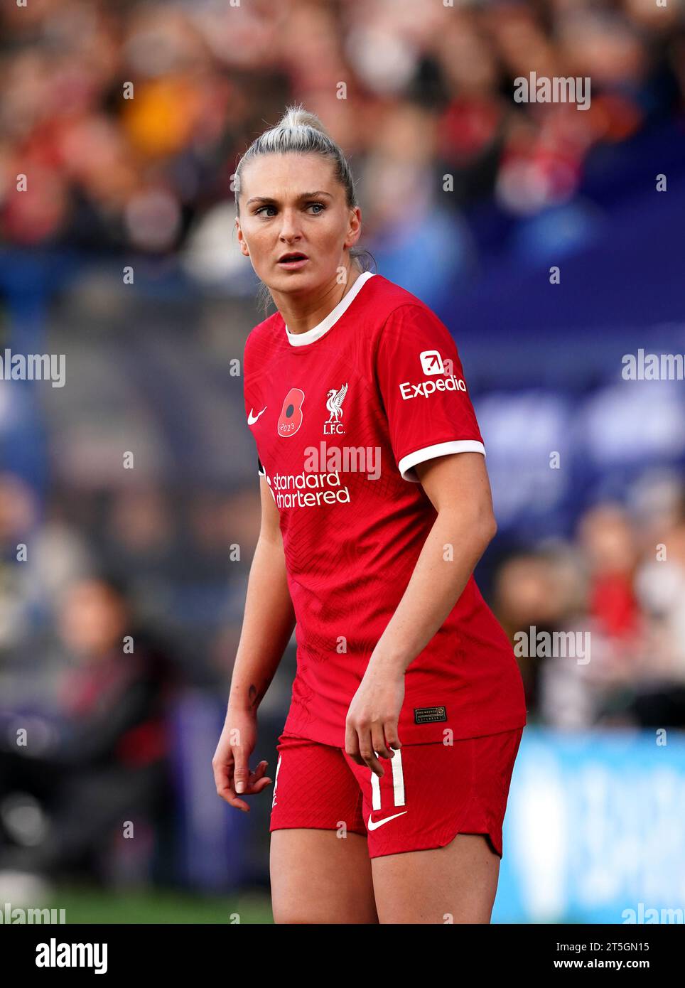 Liverpool's Melissa Lawley during the Barclays Women's Super League ...