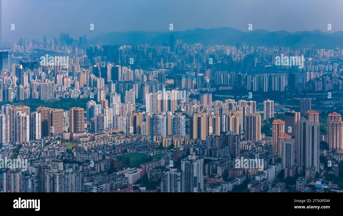 CHONGQING, CHINA - NOVEMBER 5, 2023 - High-rise buildings are seen in ...