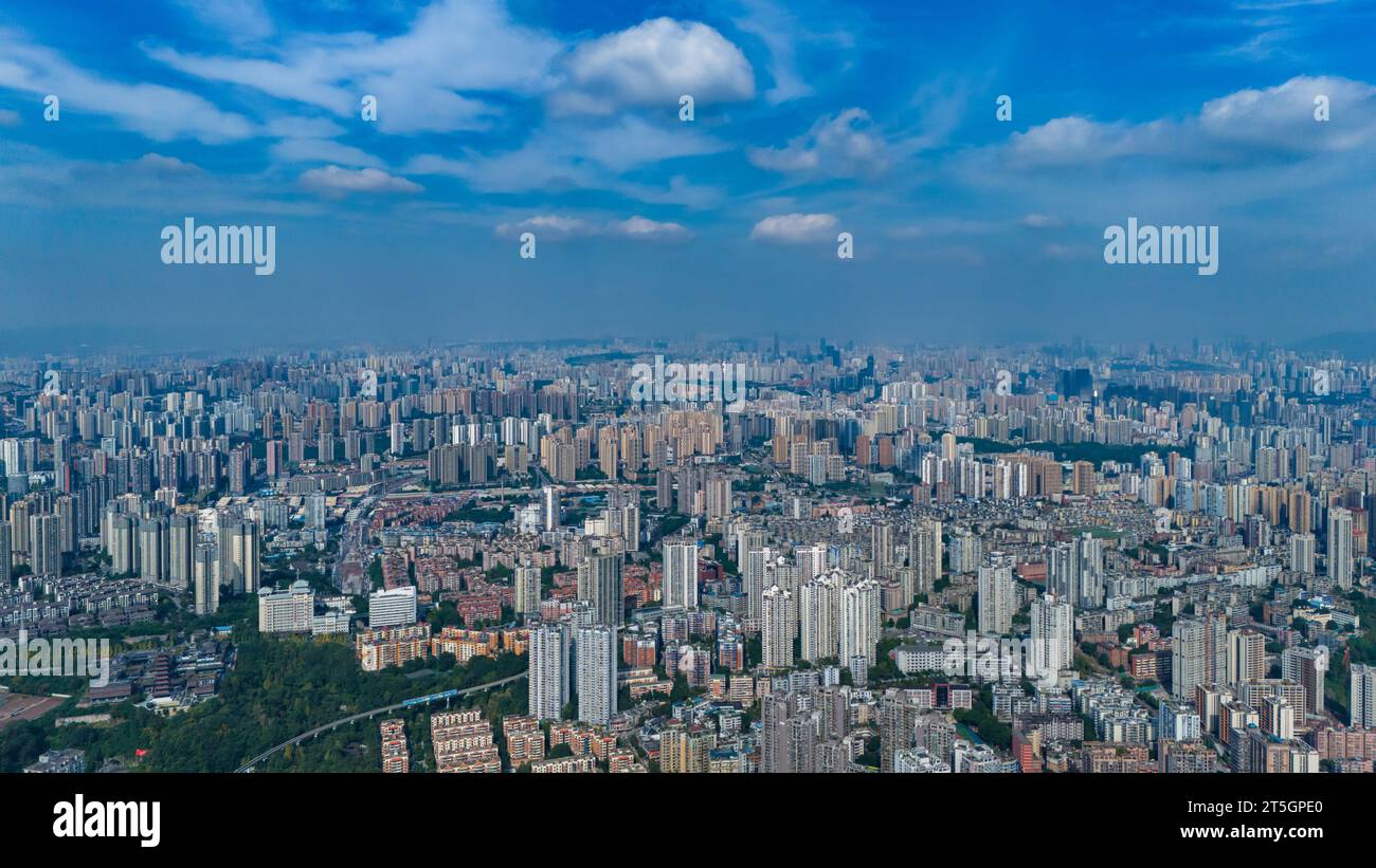 CHONGQING, CHINA - NOVEMBER 5, 2023 - High-rise buildings are seen in ...