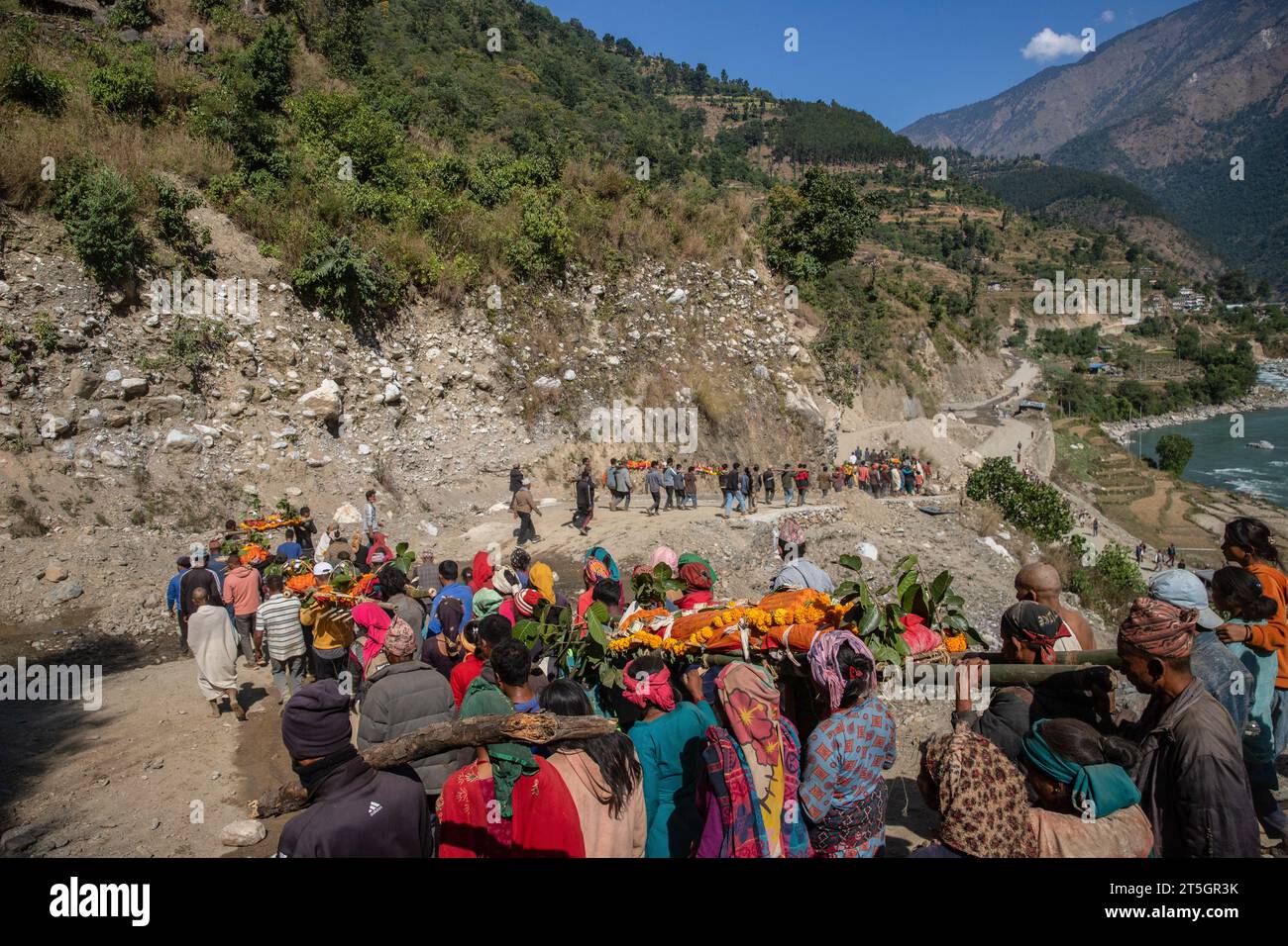 Jajarkot, Nepal. 05th Nov, 2023. (EDITOR'S NOTE: Image depicts death ...