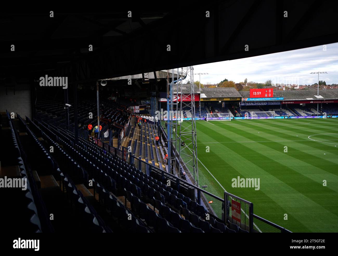 General view from inside the stadium before the Premier League match at ...