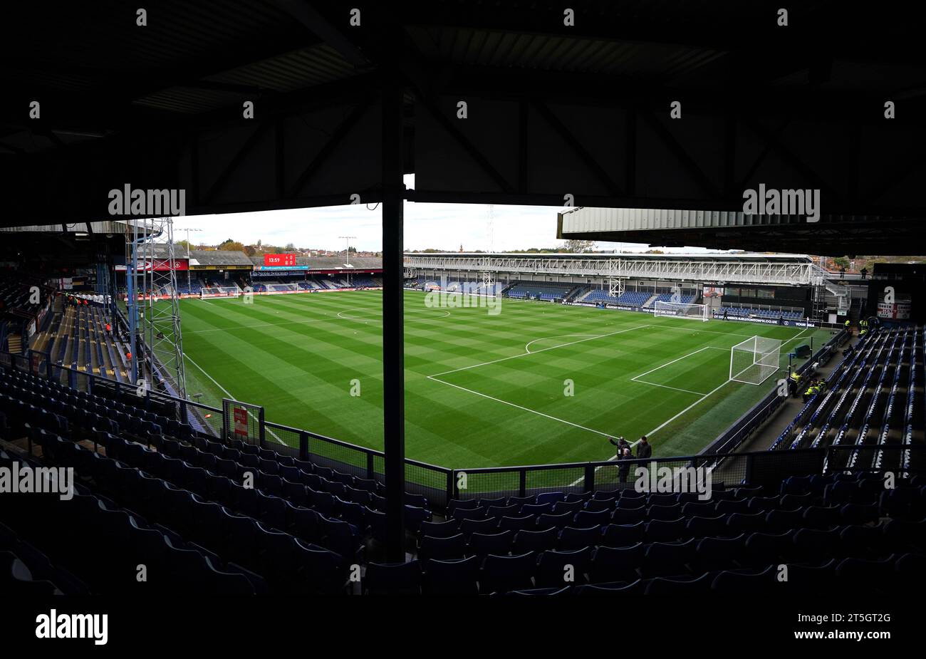 General view from inside the stadium before the Premier League match at ...
