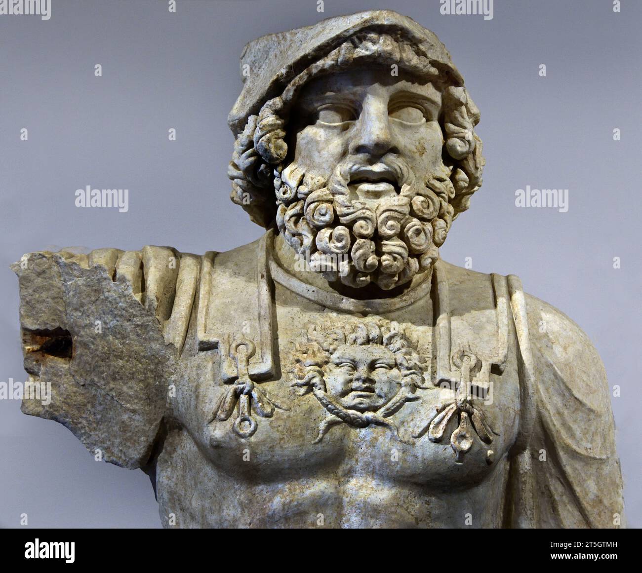 Roman head, Statue of Mars Ultor, 1st Century AD National ...