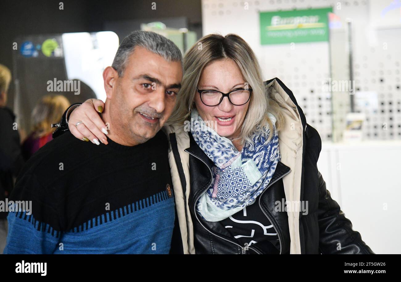 Croatian citizens evacuated from Gaza arrived at the Zagreb airport ...