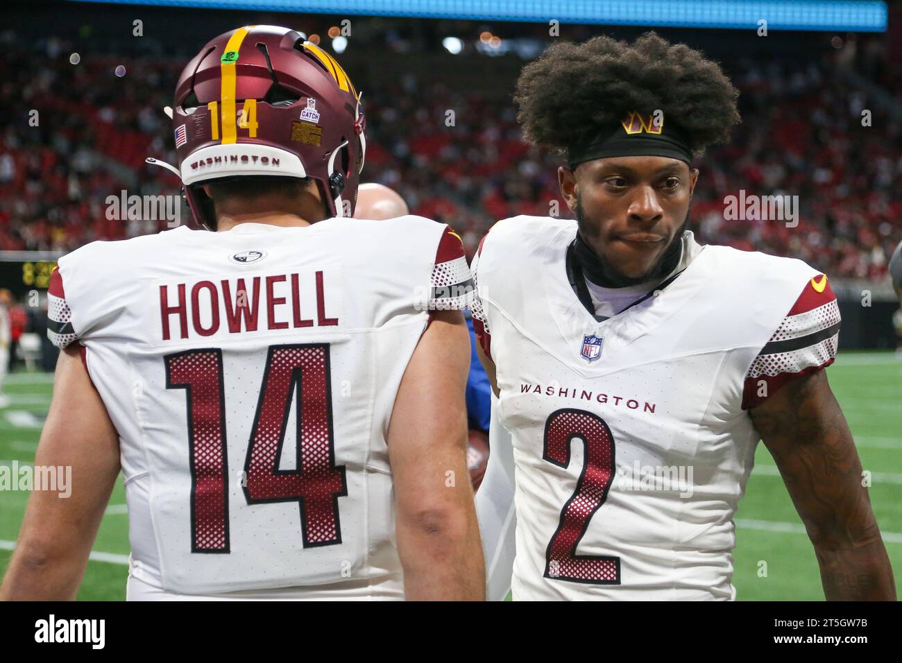 Atlanta, Georgia, USA. 15th Oct, 2023. Washington Commanders ...