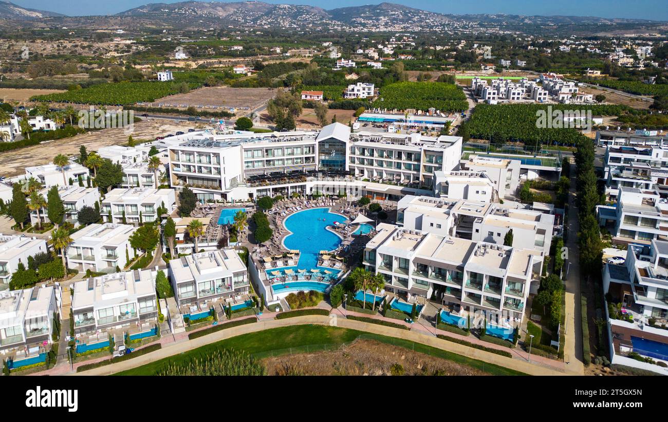 Beautiful aerial view villas sea hi-res stock photography and images ...