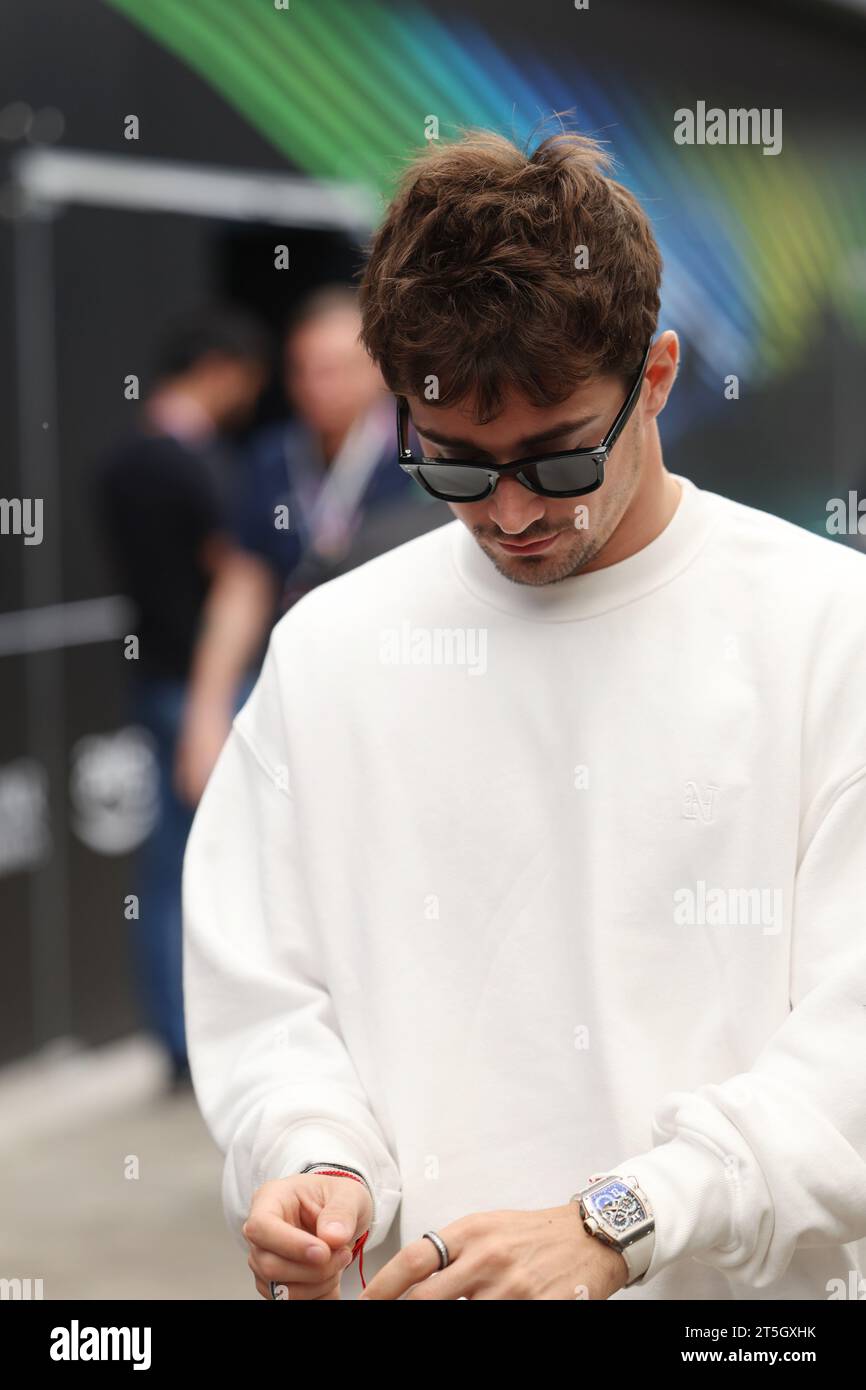 Sao Paulo, Brazil. 05th Nov, 2023. Charles Leclerc (MON) Ferrari ...