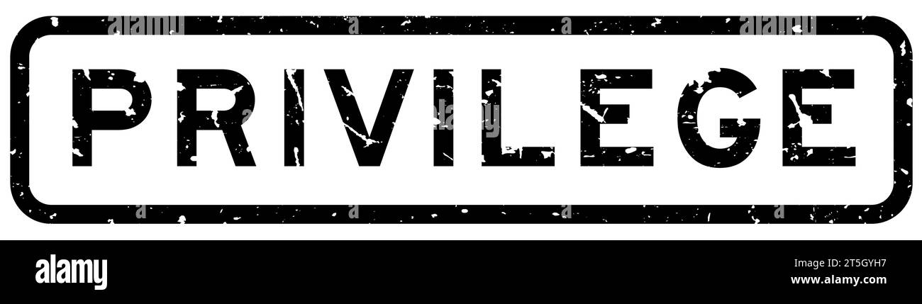 Grunge black privilege word square rubber seal stamp on white background Stock Vector Image ...