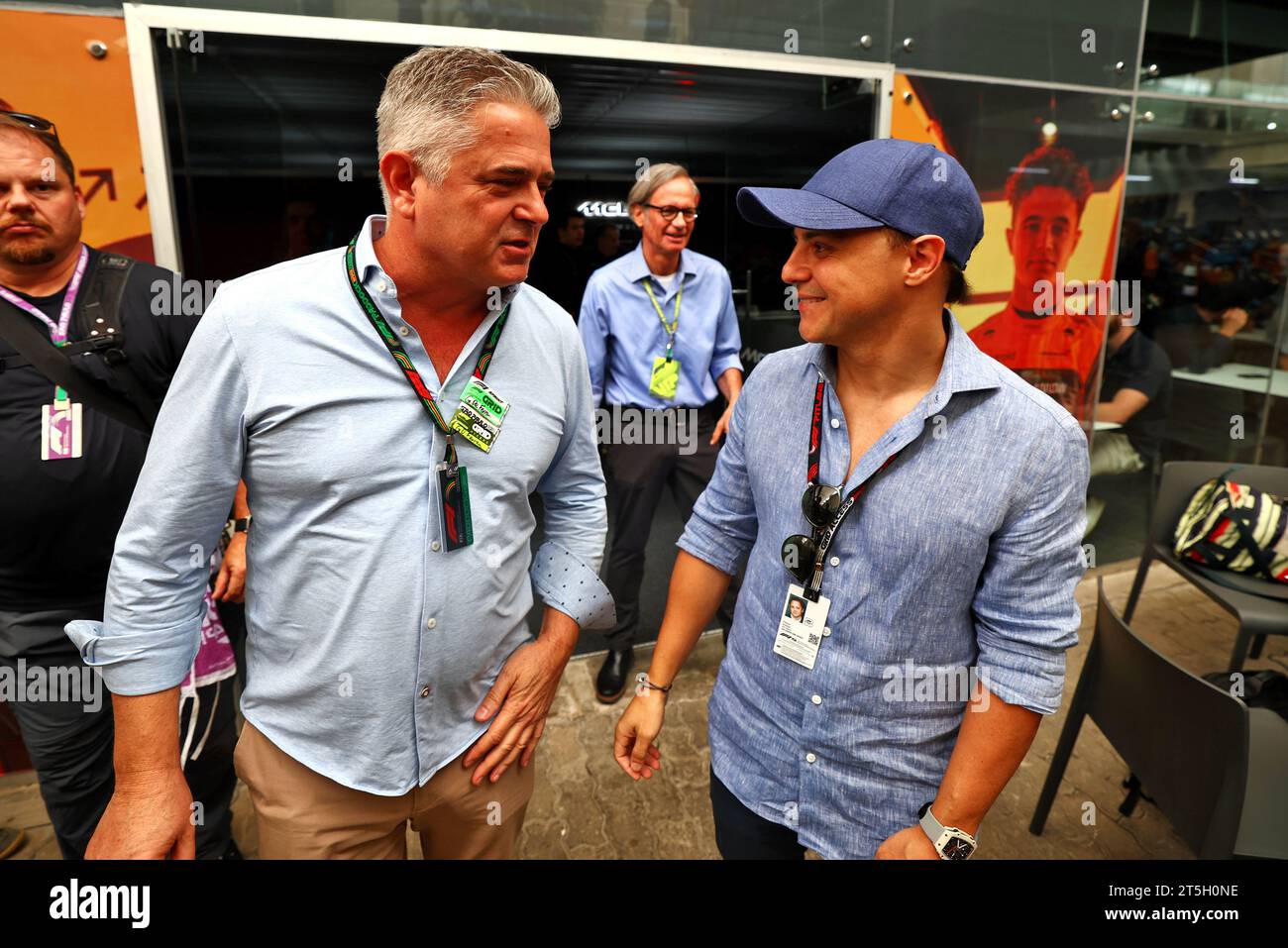 Sao Paulo, Brazil. 05th Nov, 2023. (L to R): Gil de Ferran (BRA ...