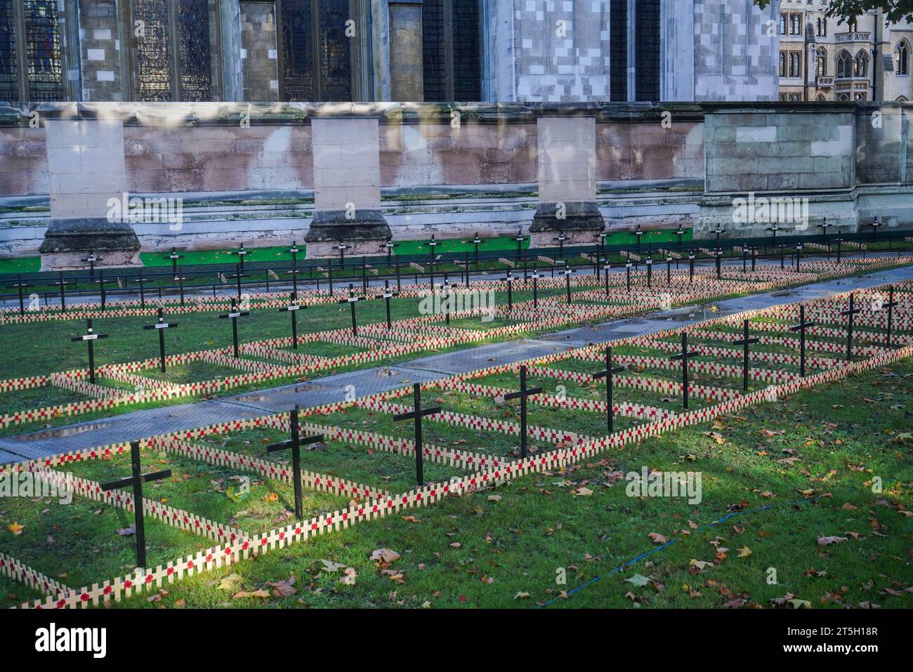 Royal British Legion, Field of Remembrance, Westminster Abbey , London ...