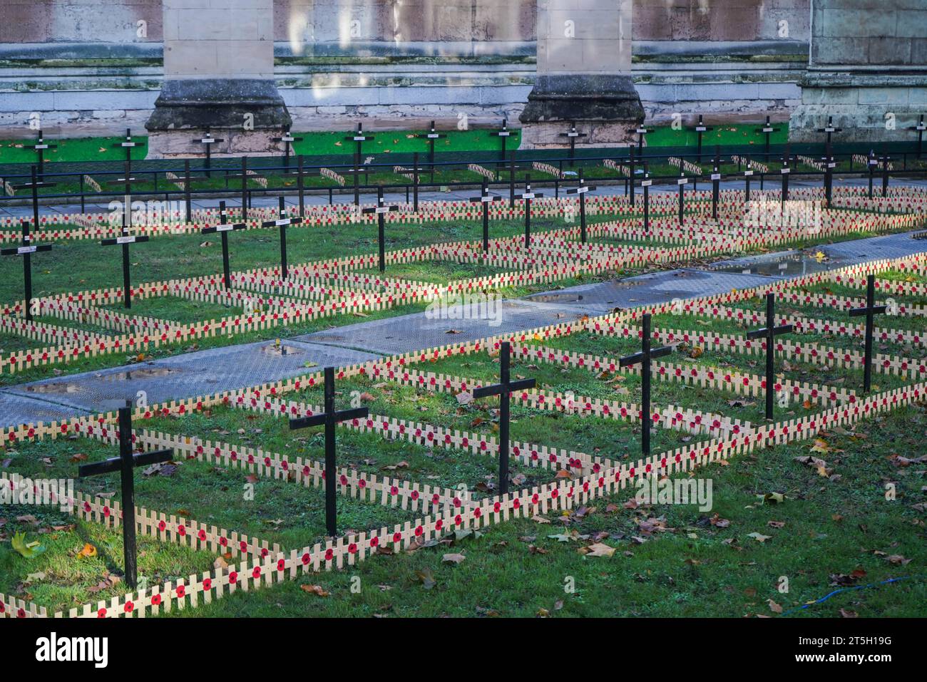 Royal British Legion, Field of Remembrance, Westminster Abbey , London ...