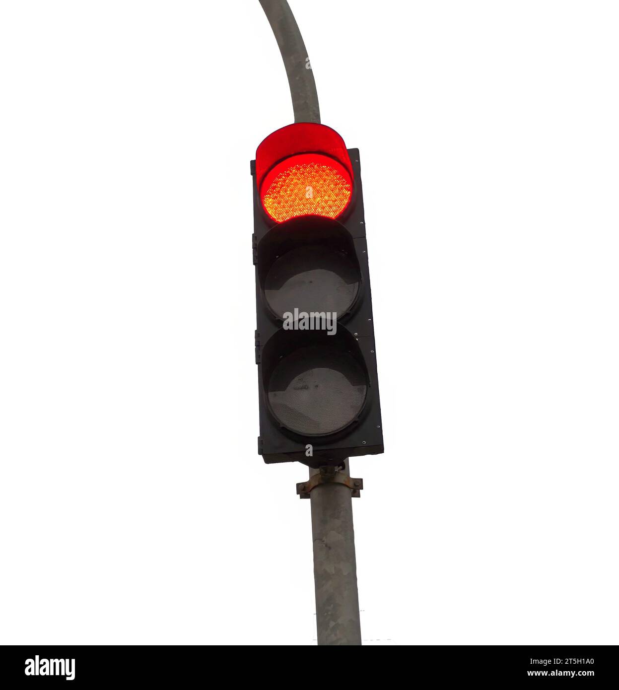 Traffic lights isolated over white background. Crossroad traffic red ...