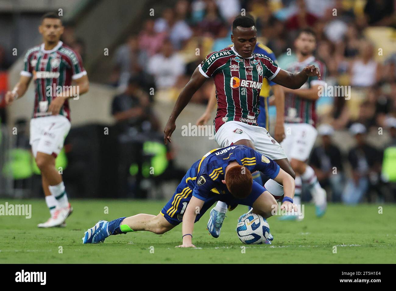 Rio de Janeiro, Brazil. 04th Nov, 2023. Valentin Barco of Boca Juniors ...