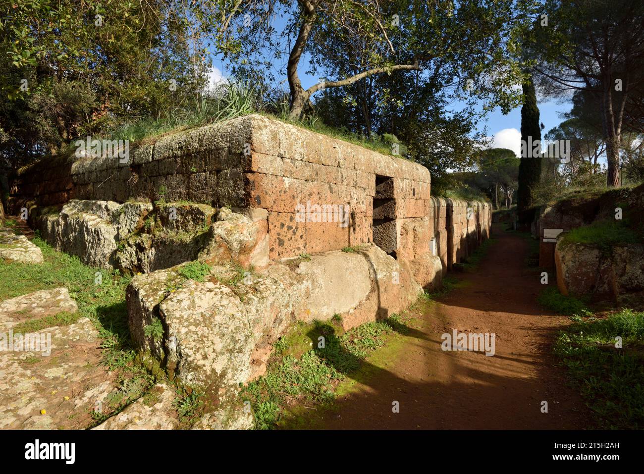Necropoli Della Banditaccia Etruscan Necropolis Cerveteri Lazio
