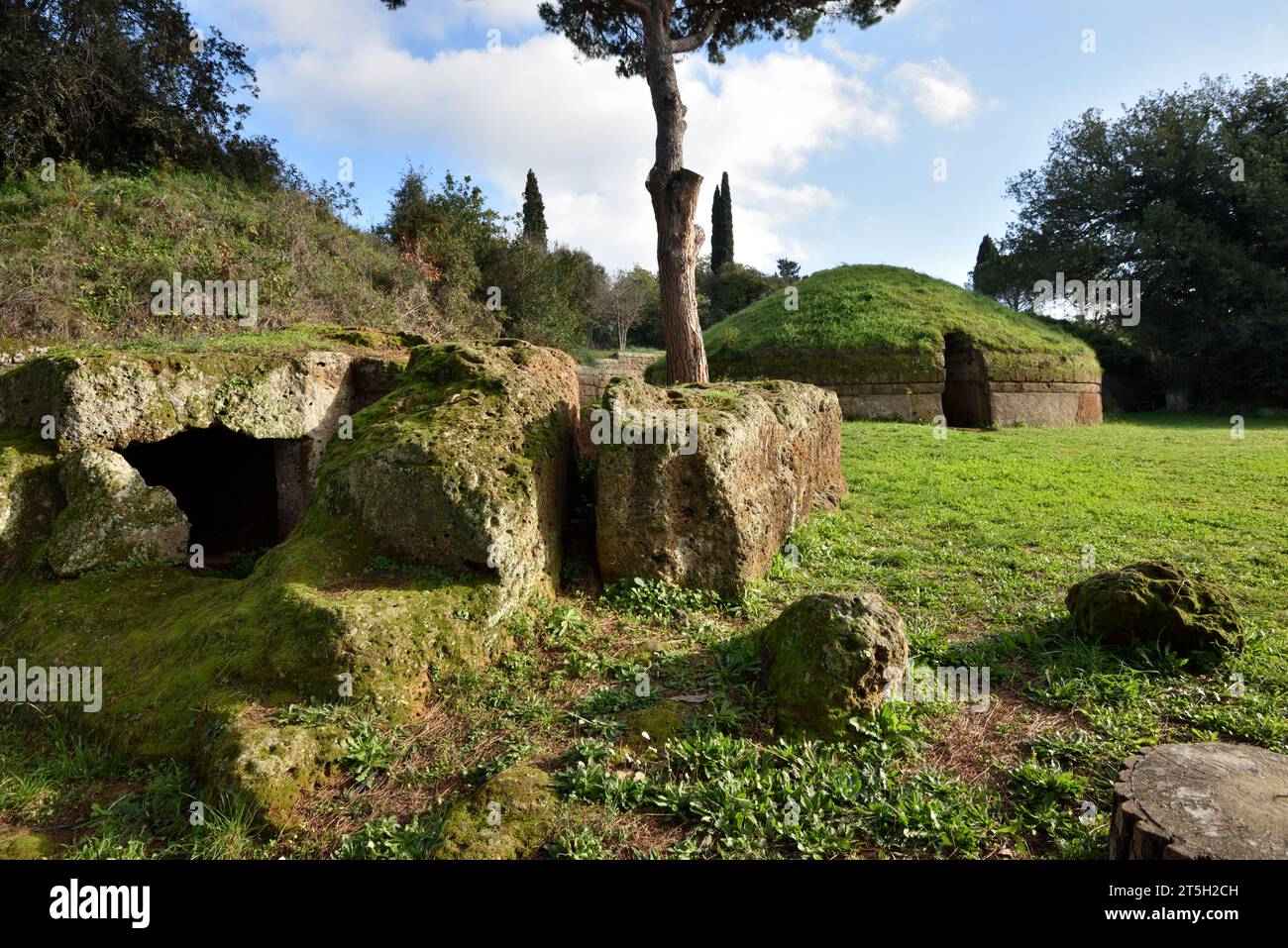 Necropoli Della Banditaccia Etruscan Necropolis Cerveteri Lazio