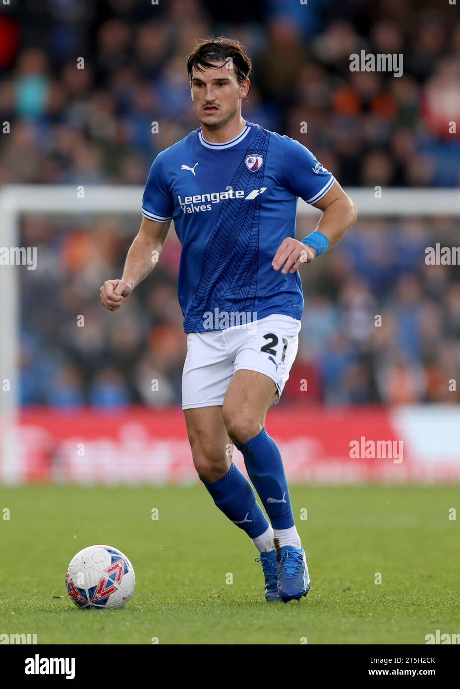 Chesterfield's Ashley Palmer in action during the Emirates FA Cup first ...