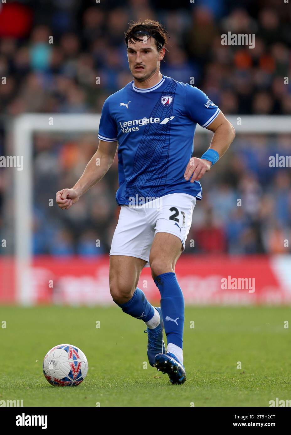 Chesterfield's Ashley Palmer in action during the Emirates FA Cup first ...