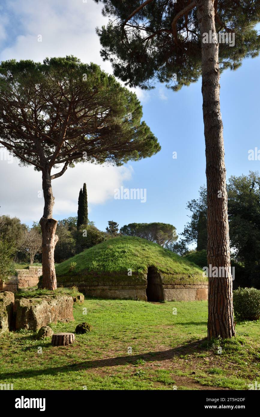 Necropoli della Banditaccia, etruscan necropolis, Cerveteri, Lazio ...