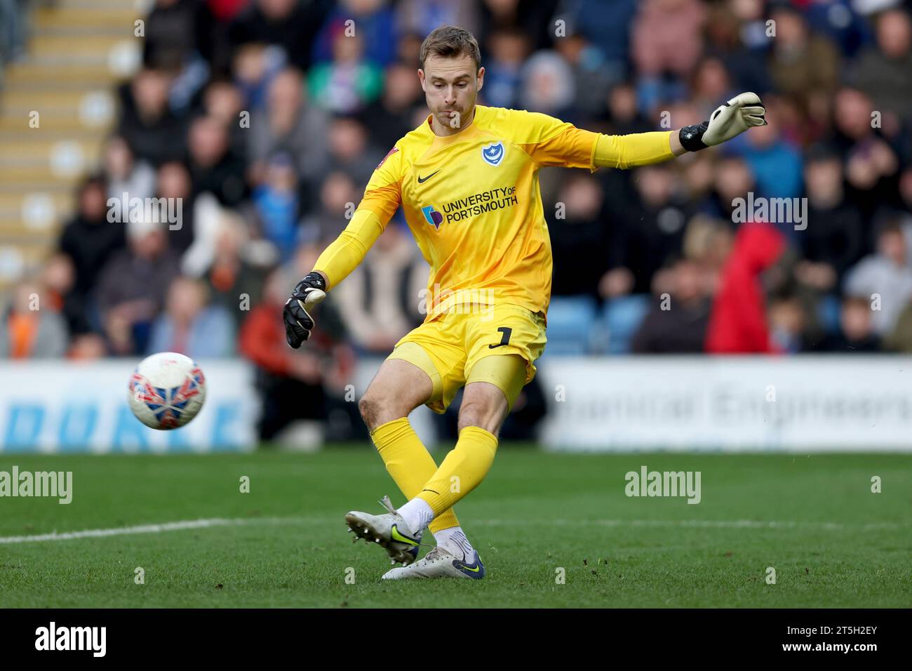 Portsmouth's Will Norris in action during the Emirates FA Cup first ...