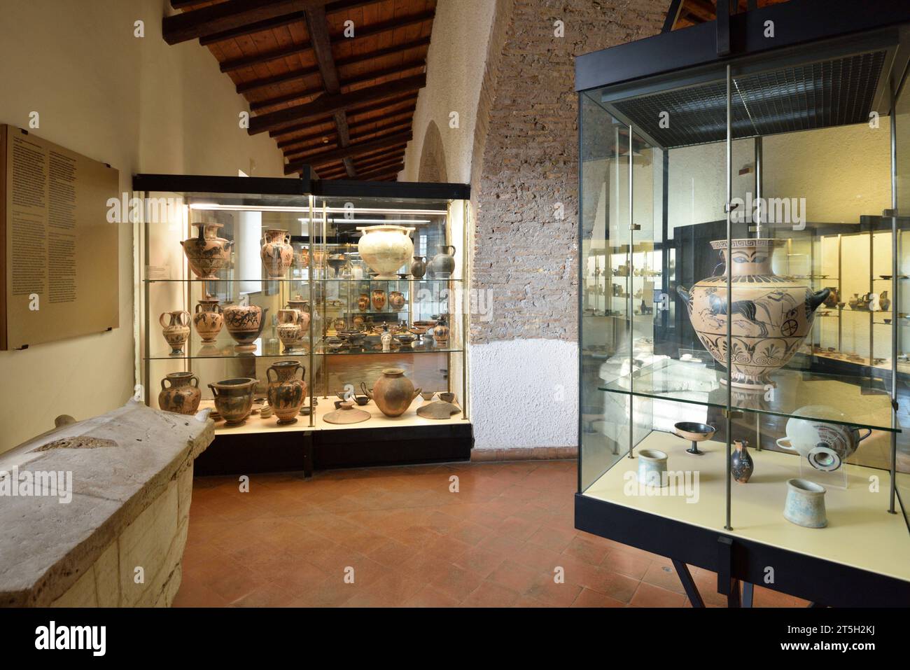 Museo Nazionale Archeologico Cerite, Cerveteri, Lazio, Italy Stock ...