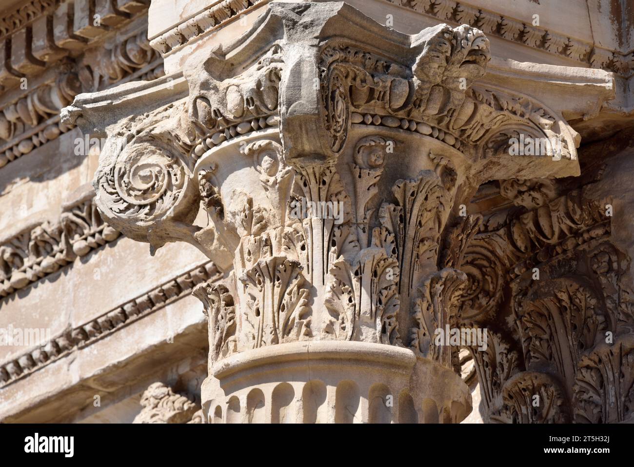Corinthian capital, arch of Septimius Severus, Roman Forum, Rome, Italy ...