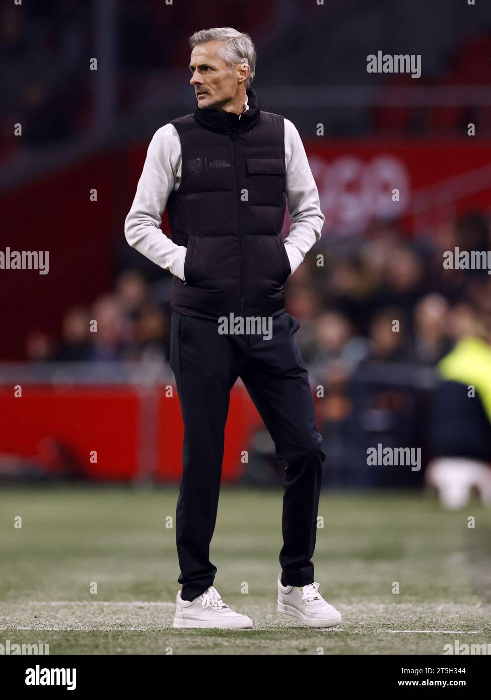 AMSTERDAM - SC Heerenveen coach Kees van Wonderen during the Dutch ...