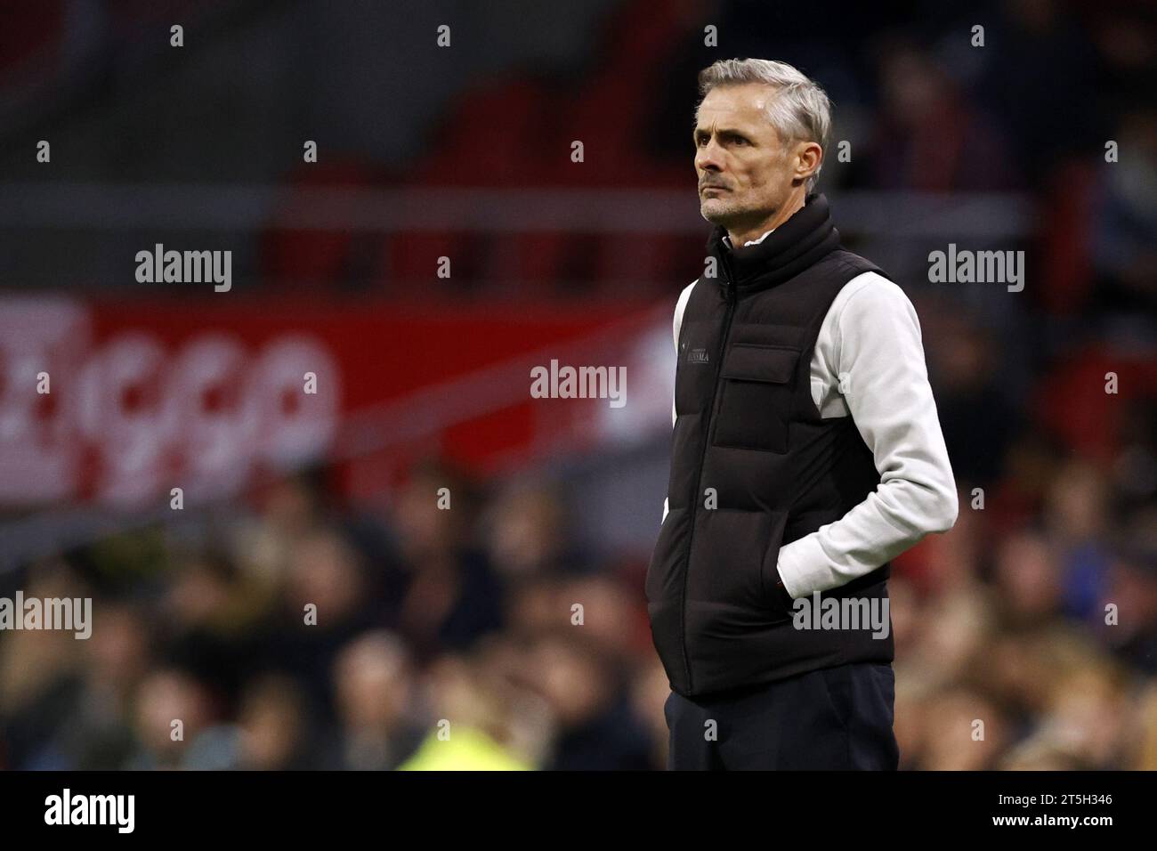 AMSTERDAM - SC Heerenveen coach Kees van Wonderen during the Dutch ...
