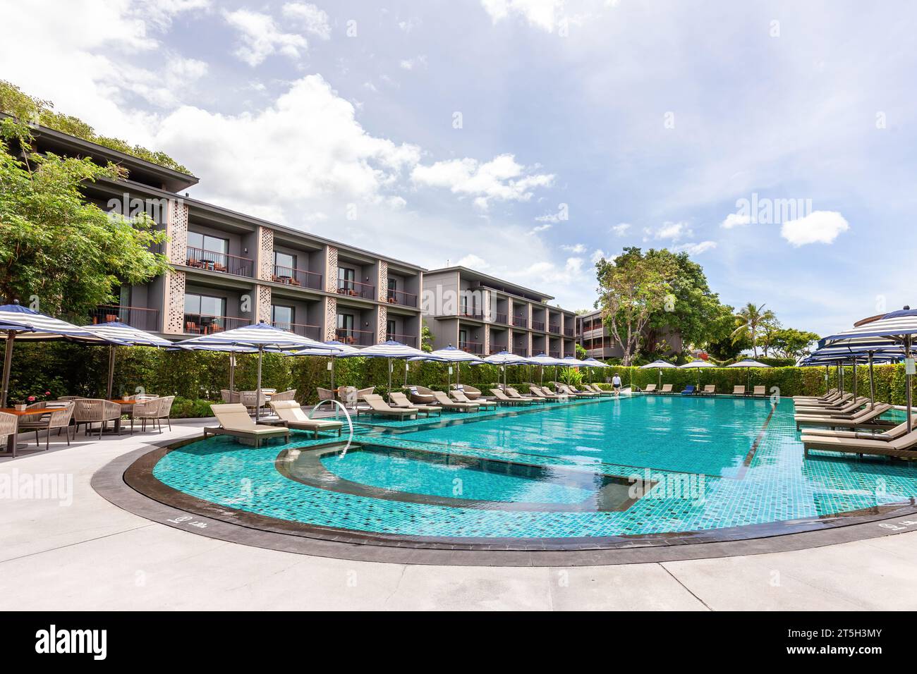 Luxurious resort complex pool hi-res stock photography and images - Alamy