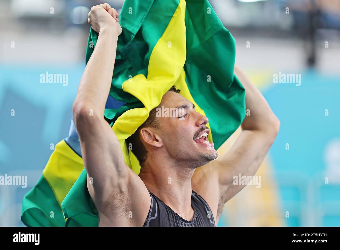 Santiago, Chile. 04th Nov, 2023. Silver medalist Brazil's Rayan Victor ...