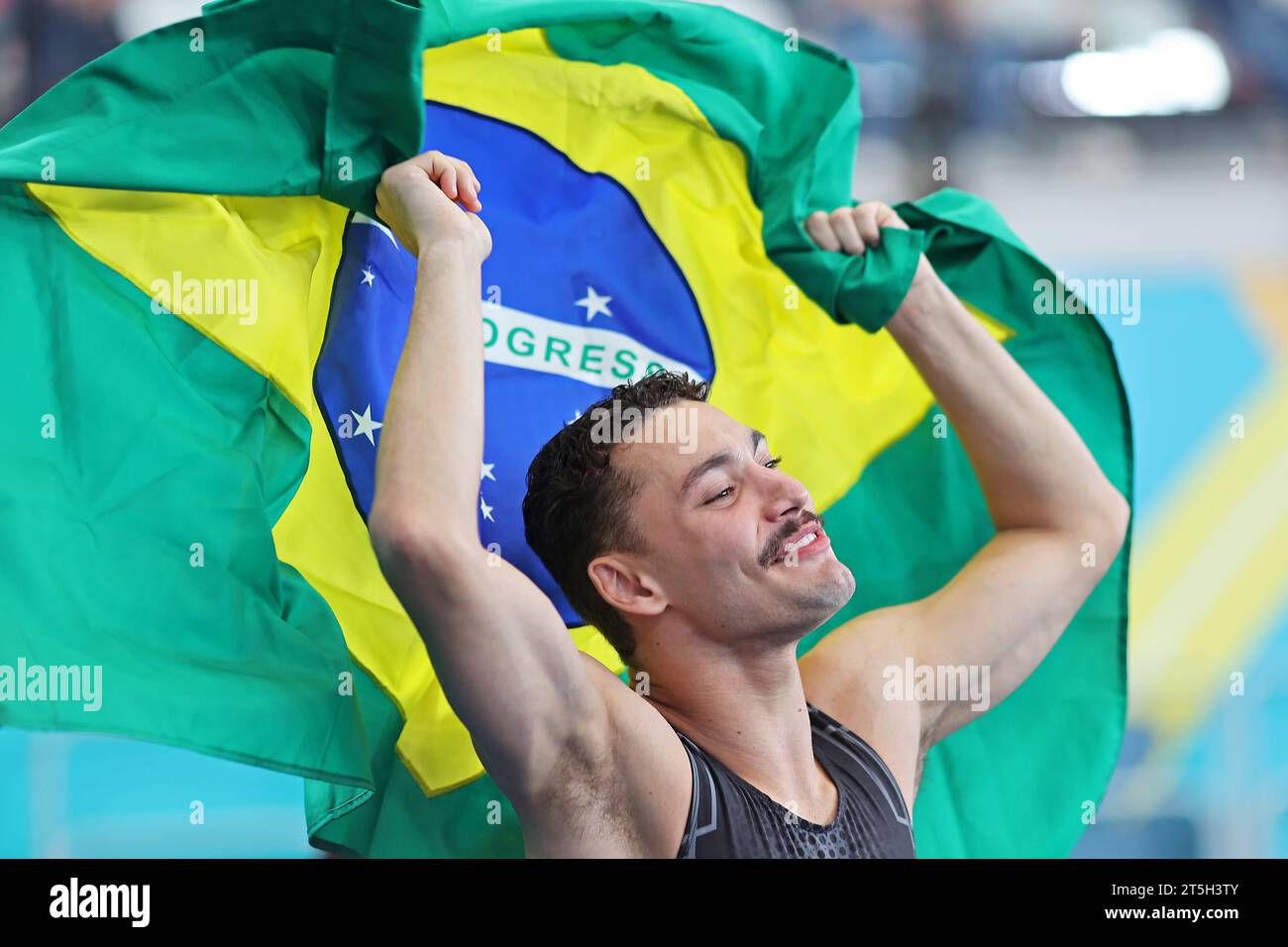 Santiago, Chile. 04th Nov, 2023. Silver medalist Brazil's Rayan Victor ...