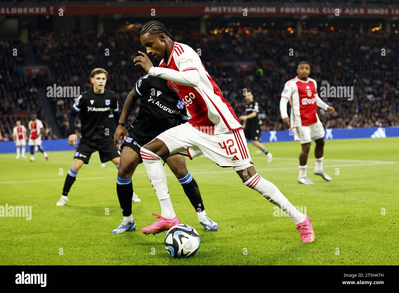 AMSTERDAM - Ar'Jany Martha of Ajax during the Dutch Eredivisie match ...