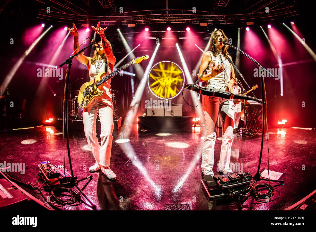 Milan, Italy. 04th Nov, 2023. The American band LARKIN POE performs ...