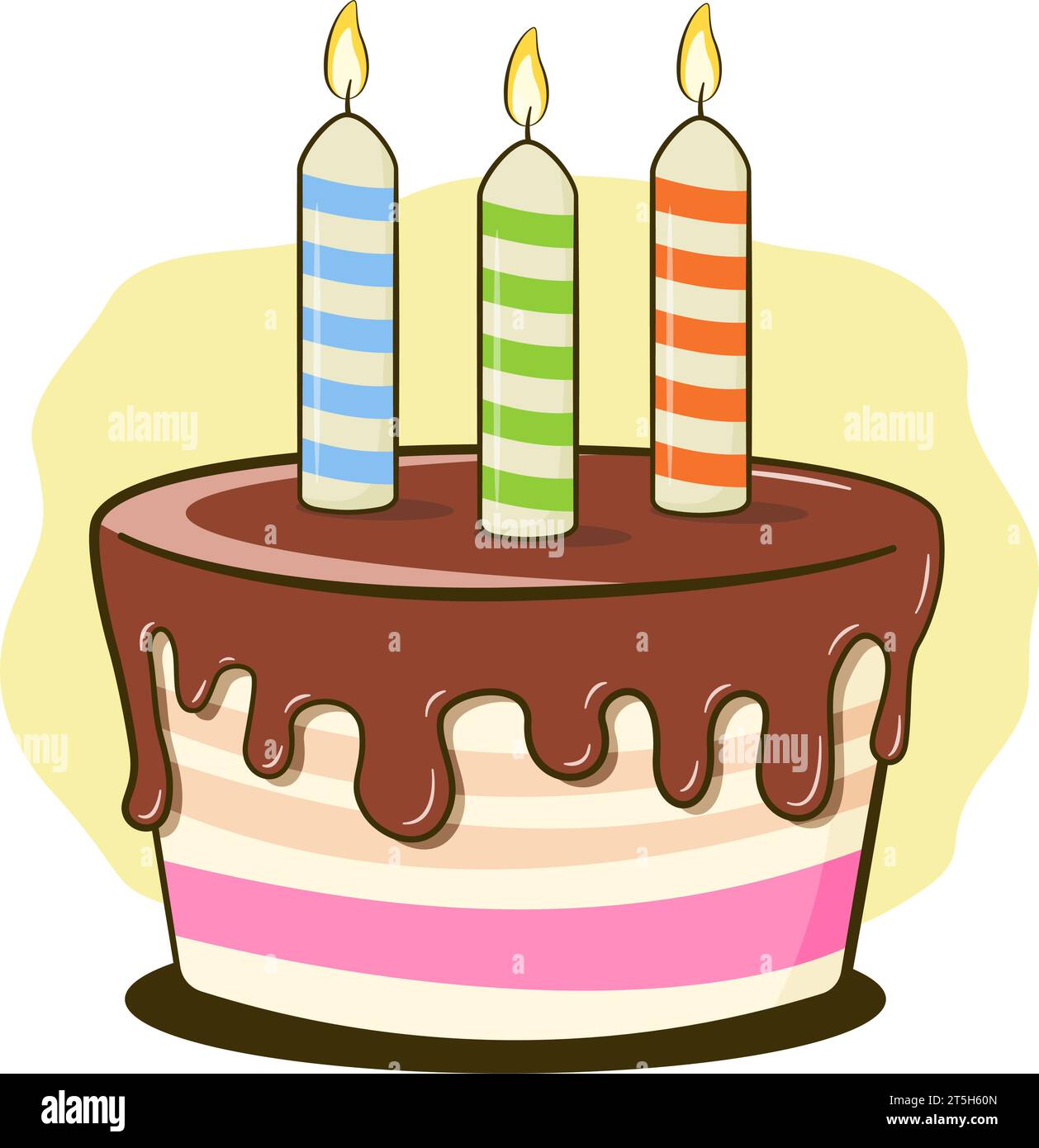 With candles Stock Vector Images - Alamy