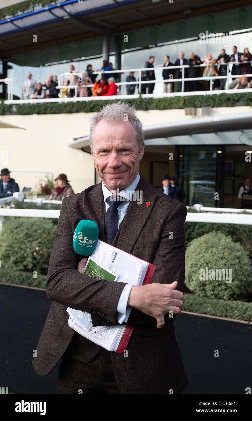 Ascot, UK. 4th November, 2023. Former Jockey and ITV Racing Television ...