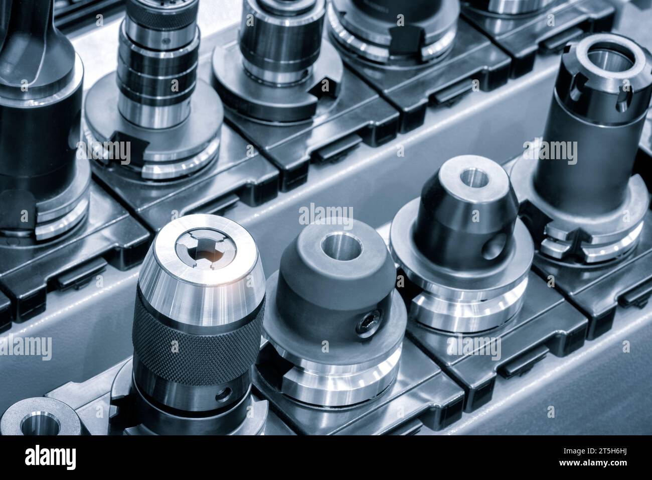 Milling metal cutter tools for CNC machine, dustrial design background ...