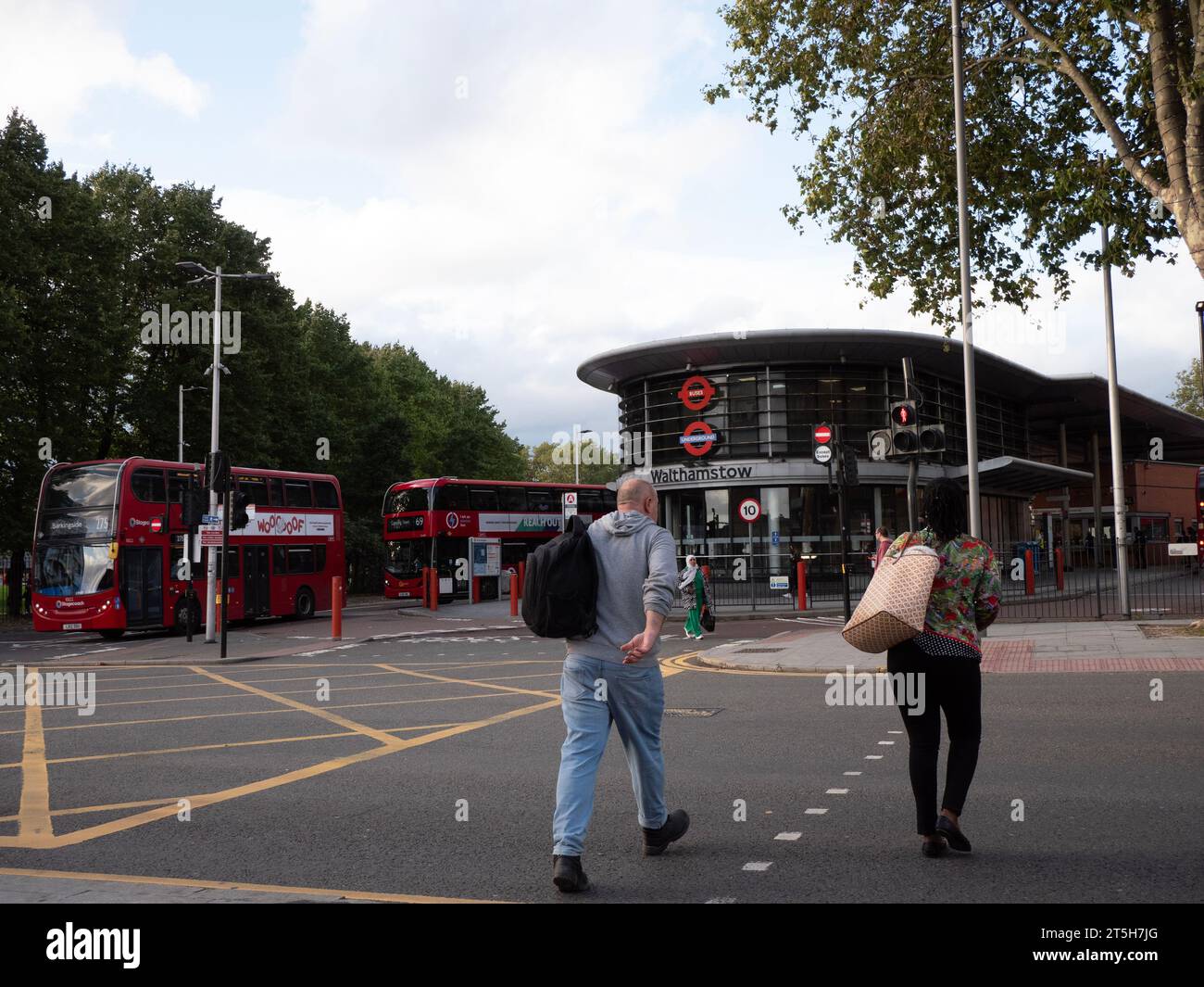 Walthamstow London UK, Walthamstow Central Bus Station Stock Photo - Alamy