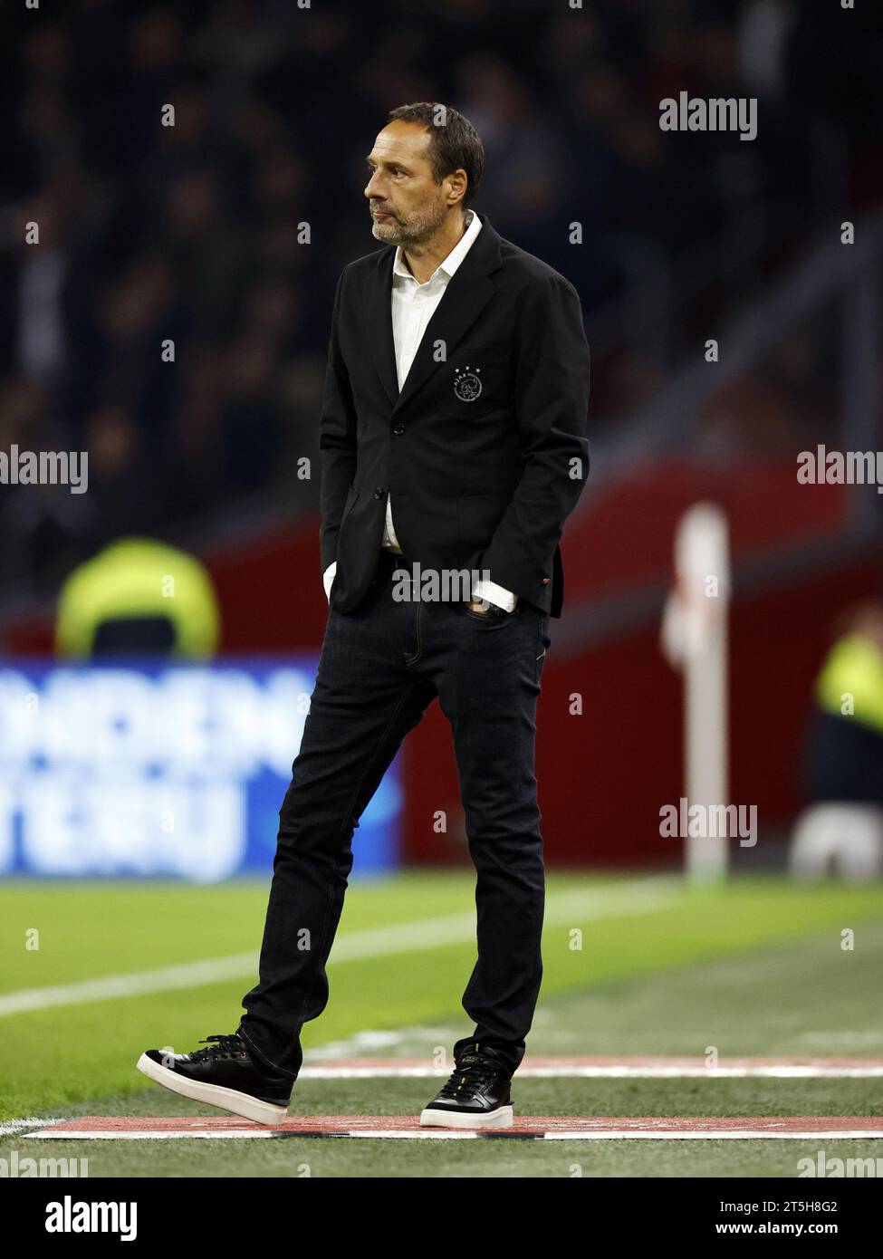 AMSTERDAM - Ajax coach John van't Schip during the Dutch Eredivisie ...