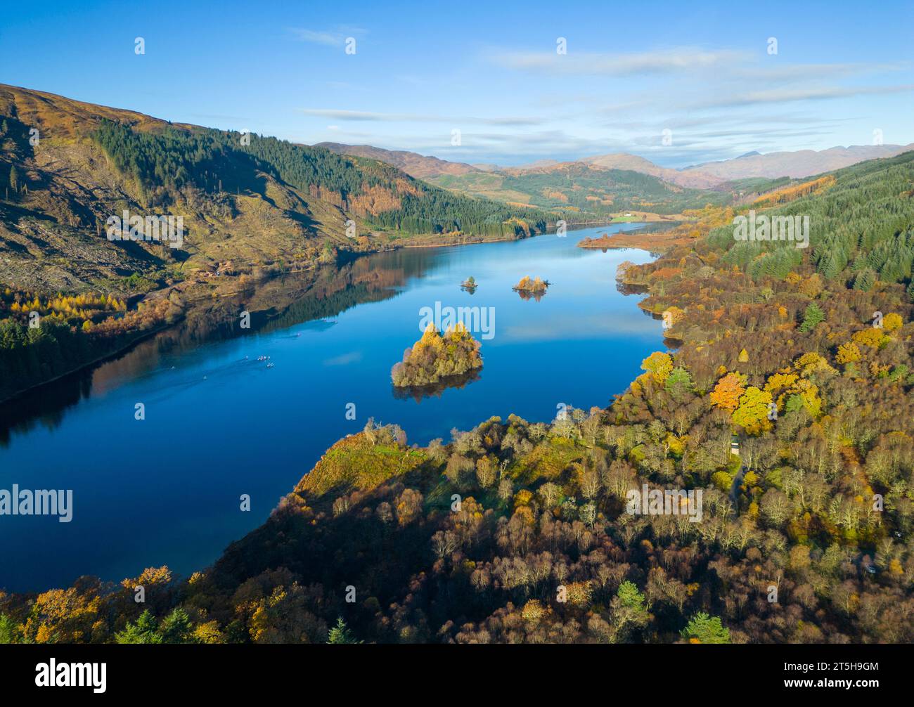 Loch chon aerial view hi-res stock photography and images - Alamy