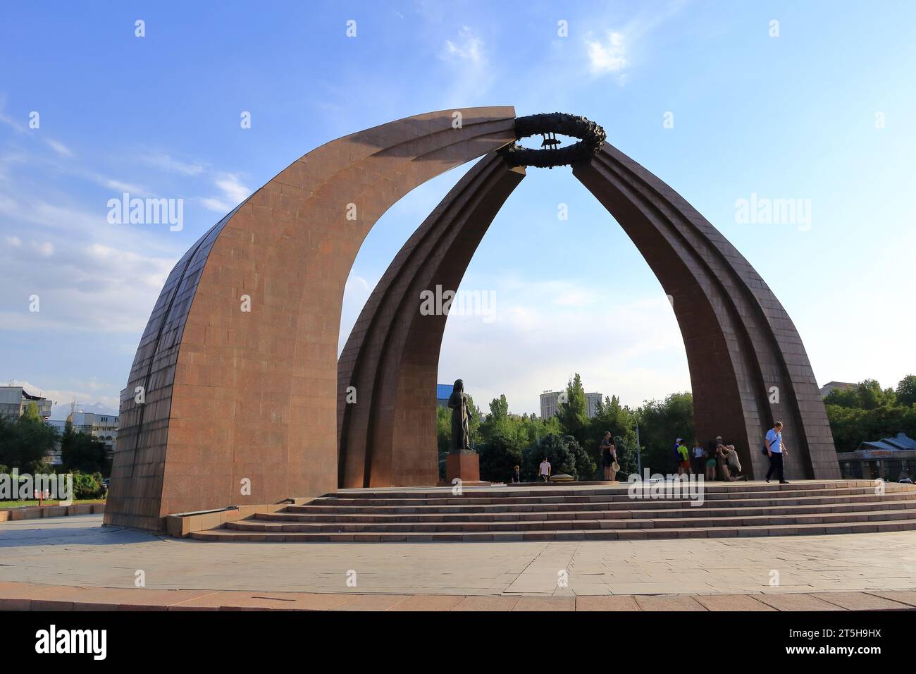 August 18 2023 - Bishkek in Kyrgyzstan, Central Asia: Victory Monument ...