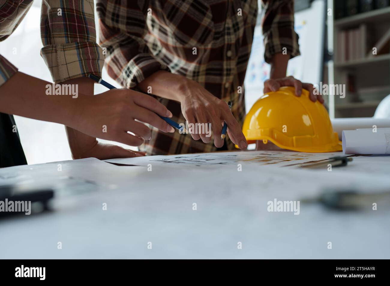 Engineers, designers and interior designers are finalizing the design ...