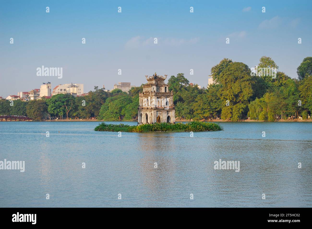 Turtle Tower on the Returned Sword Lake. Hanoi. Vietnam Stock Photo - Alamy