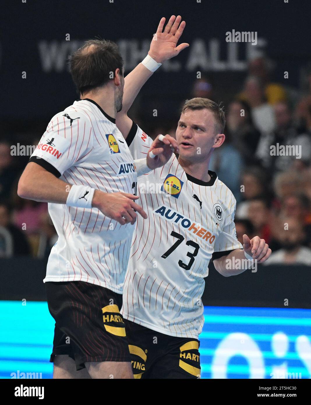 Munich, Germany. 05th Nov, 2023. Handball: International match, Germany ...