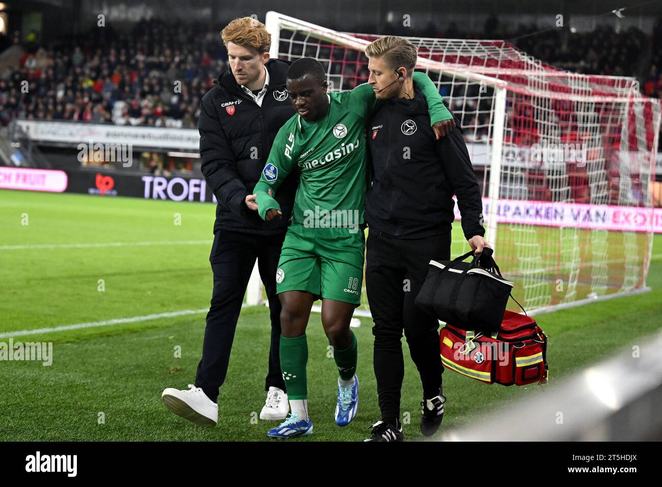 ROTTERDAM - Yoann Cathline of Almere City FC during the Dutch ...