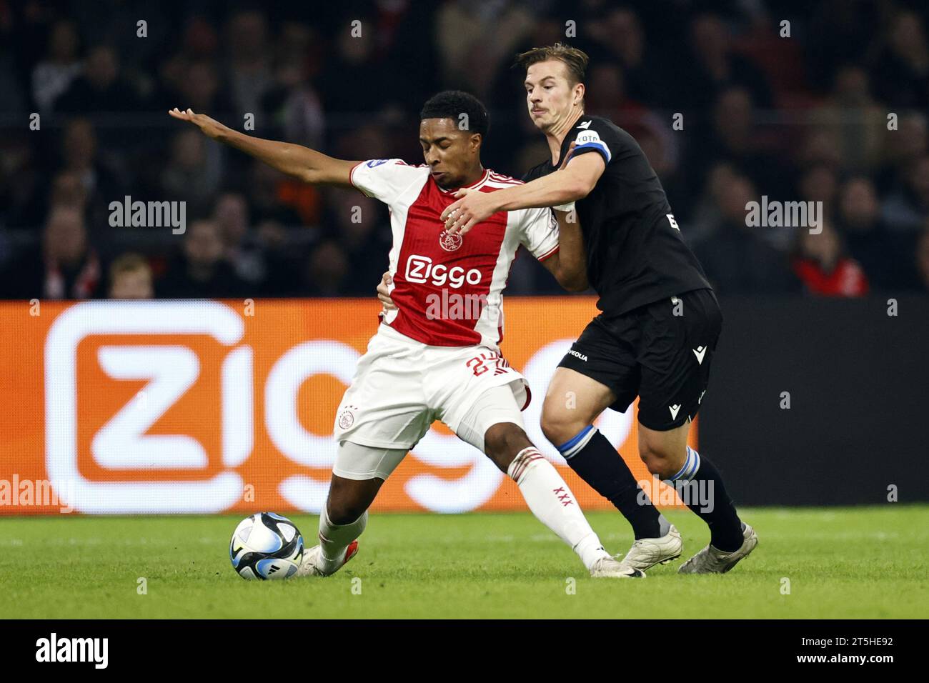 AMSTERDAM - (l-r) Simon Olsson of SC Heerenveen, Silvano Vos of Ajax ...