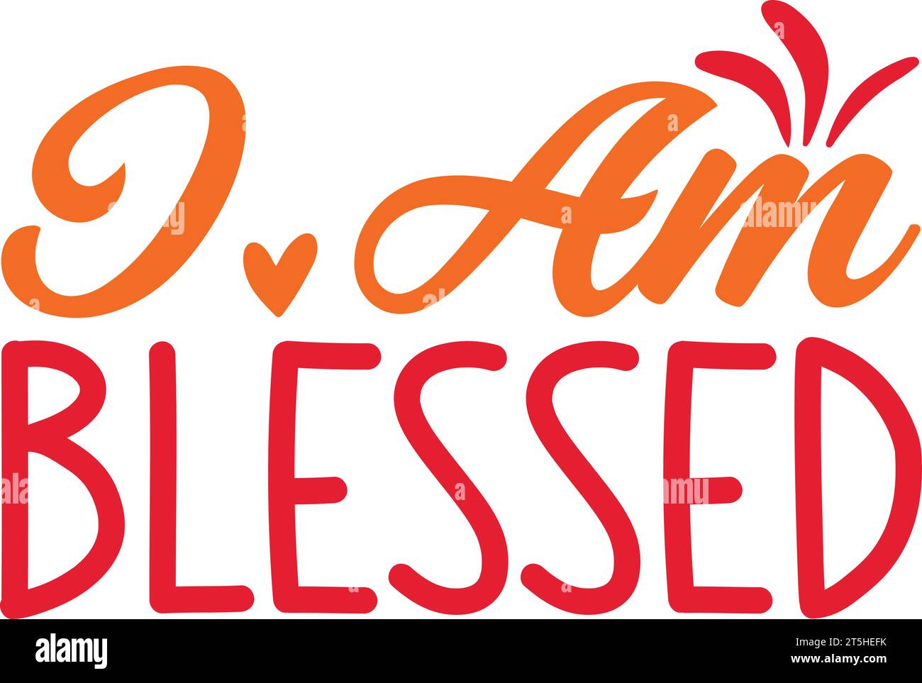 I Am Blessed Stock Vector Image & Art - Alamy