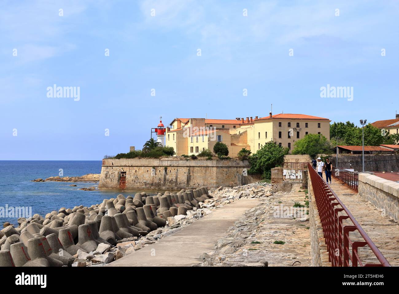 Ajaccio citadel lighthouse hi-res stock photography and images - Alamy